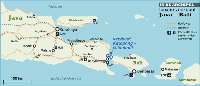 Veerboot Java-Bali en aansluitende bussen/treinen | In de Archipel