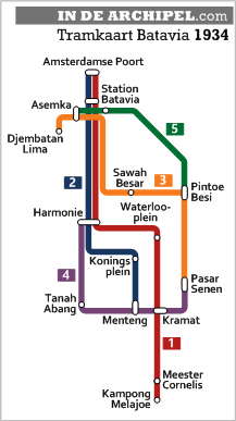 Trams in Batavia deel 4: de Bataviasche Verkeers-Maatschappij | In de ...